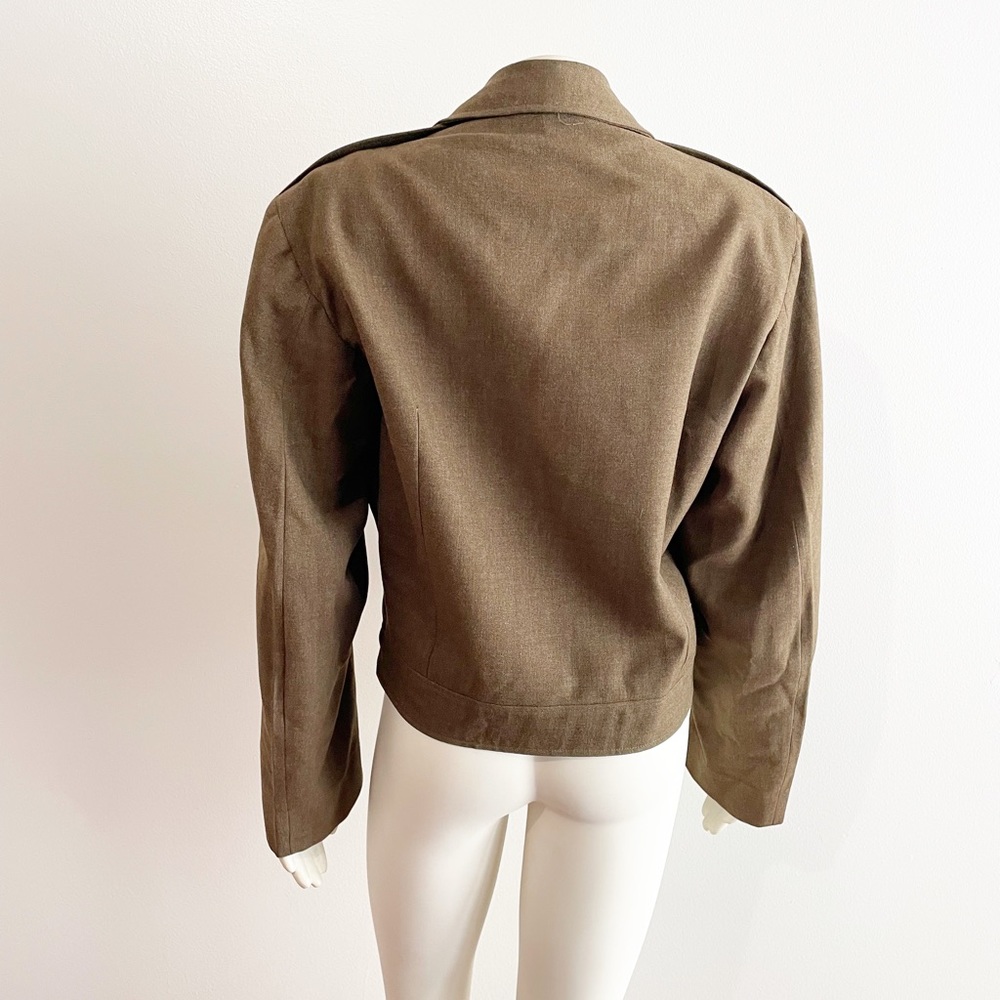 Vintage Eisenhower Cropped Field Jacket Wwii Ike Size… - Gem
